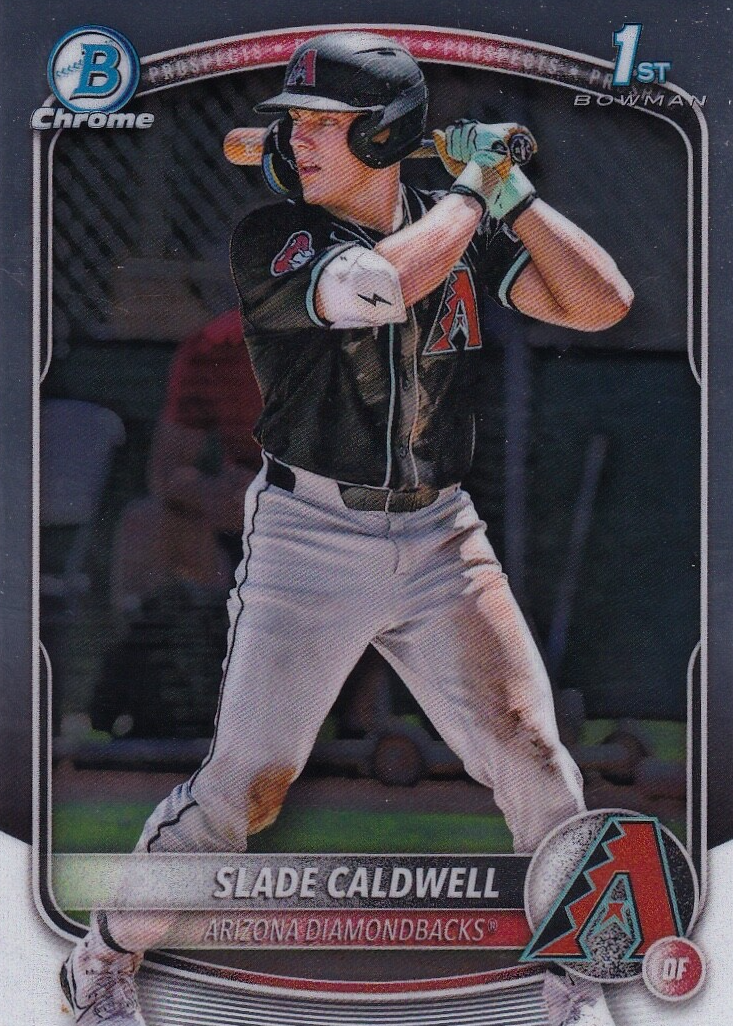 Slade Caldwell 2025 Bowman #BCP-21 Chrome Prospects (1st) Price Guide ...