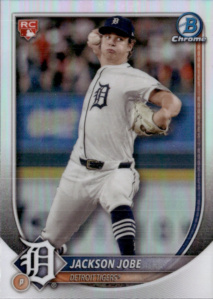 Jackson Jobe 2025 Bowman #50 Red Rookie Logo Chrome Price Guide ...