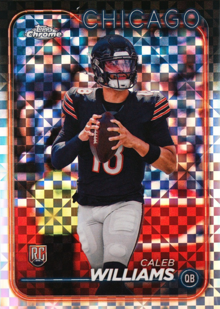 Caleb Williams 2024 Topps Chrome #202 X-Fractor Price Guide - Sports ...