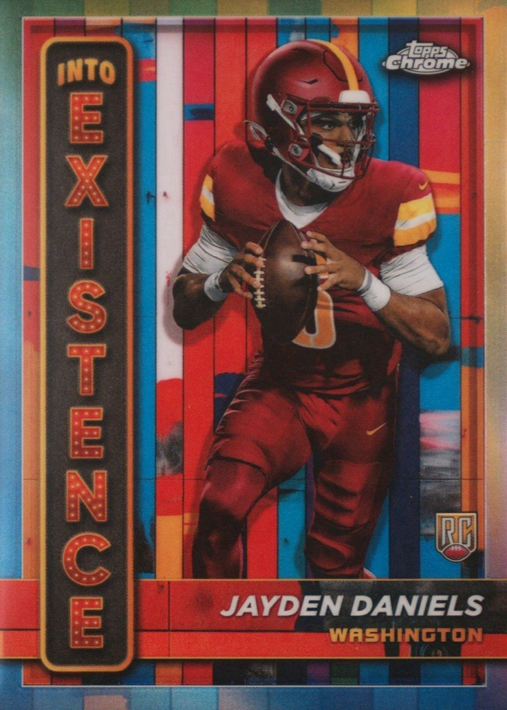 Jayden Daniels 2024 Topps Chrome #IE-3 Into Existence /(SSP) Price ...