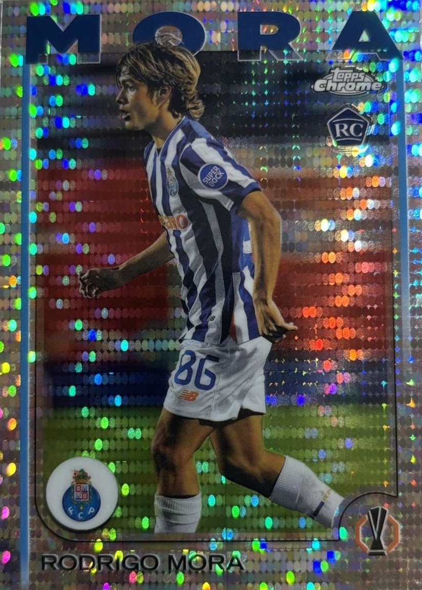 Rodrigo Mora 2024 Topps Chrome UEFA Club Competitions #137 Pulsar Refractor Price Guide - Sports ...