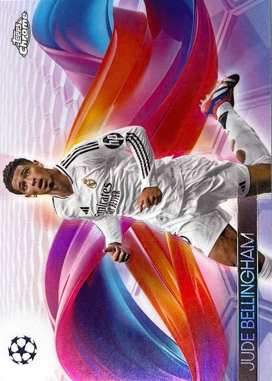 Jude Bellingham 2024 Topps Chrome UEFA Club Competitions #H-5 Helix ...