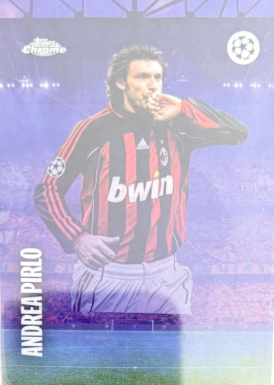 Andrea Pirlo 2024 Topps Chrome UEFA Club Competitions #TF-2 Tifo /(SSP ...