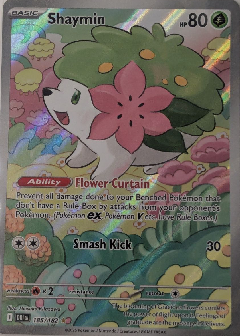 Shaymin 2025 Scarlet & Violet: Destined Rivals #185/182 Illustration Rare Price Guide - Sports ...