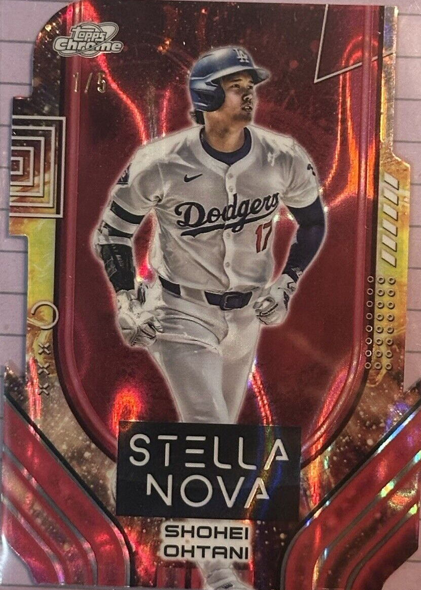 Shohei Ohtani 2024 Topps Chrome Cosmic #SN-10 Stella Nova - Red Flare ...