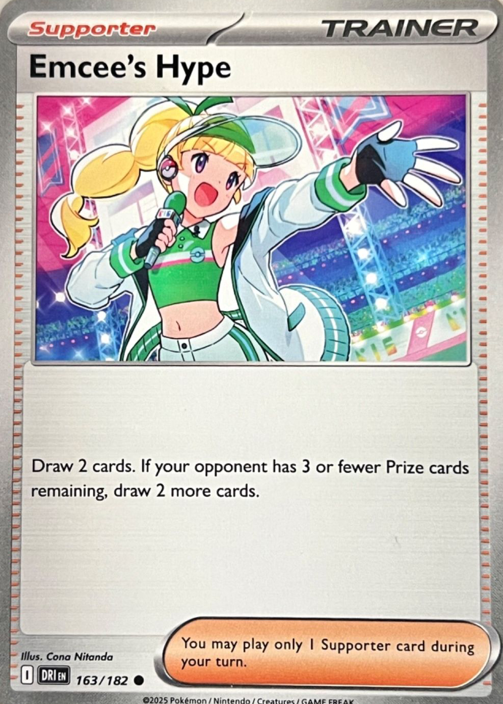 Emcee's Hype 2025 Scarlet & Violet: Destined Rivals #163/182 Base Price ...