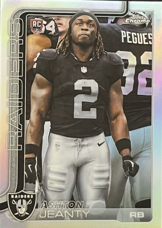 Ashton Jeanty 2025 Topps Chrome #322 Rookie Image Variation Price Guide ...