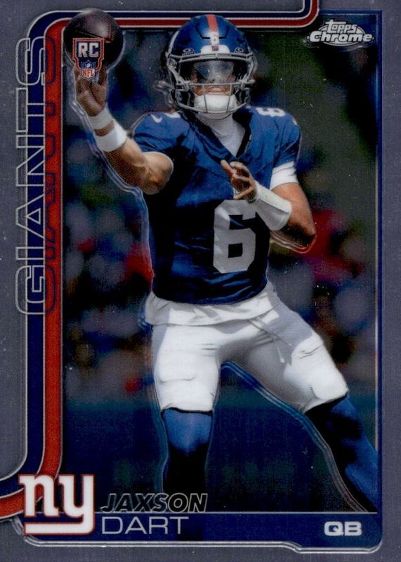 Jaxson Dart 2025 Topps Chrome #306 Rookie Price Guide - Sports Card ...