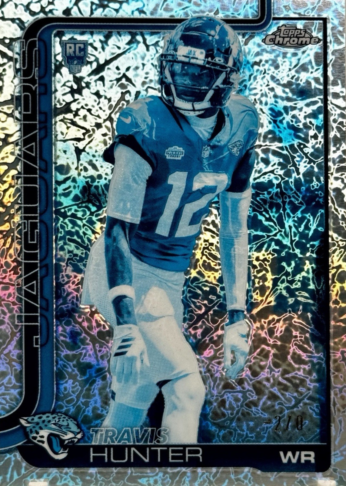 Travis Hunter 2025 Topps Chrome #332 Rookie - FrozenFractor /-5 Price ...