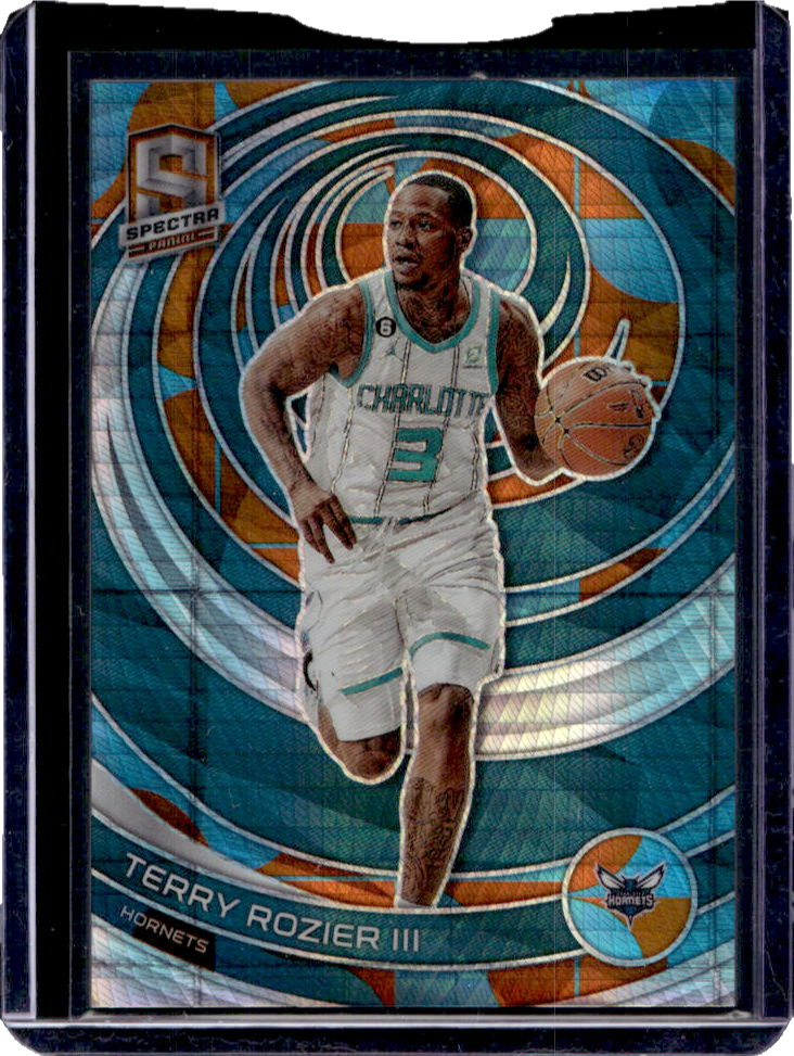 Terry Rozier 2022 Spectra #101 Asia Blue and Orange /49 Price Guide ...