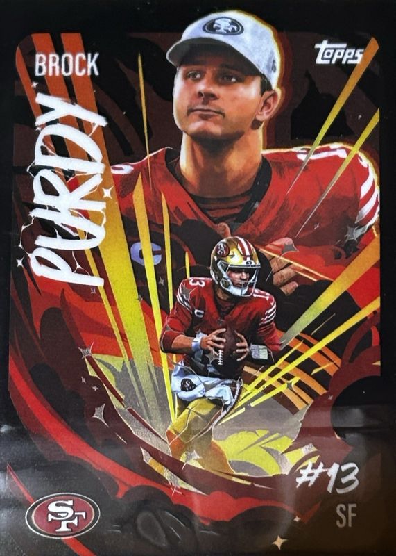 Brock Purdy 2025 Topps Chrome #UV-12 Ultra Violet /(SSP) Price Guide ...