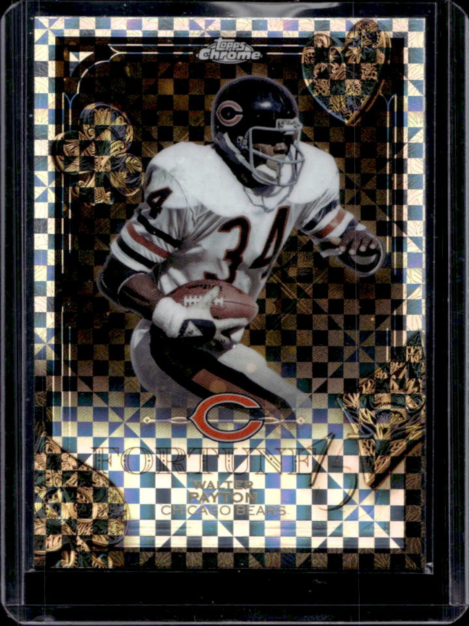 Walter Payton 2025 Topps Chrome #F15-34 Fortune 15 - X-Fractor Price ...