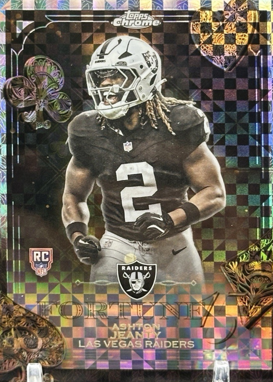 Ashton Jeanty 2025 Topps Chrome #F15-24 Fortune 15 - X-Fractor Price ...
