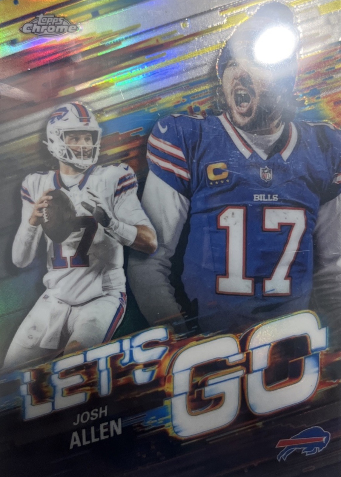 Josh Allen 2025 Topps Chrome #LG-3 Let's Go /(SSP) Price Guide - Sports ...