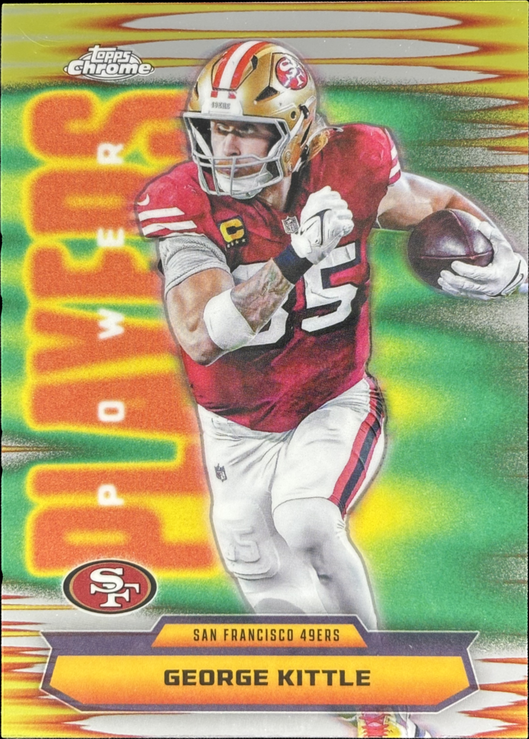 George Kittle 2025 Topps Chrome #PP-33 Power Players Price Guide ...