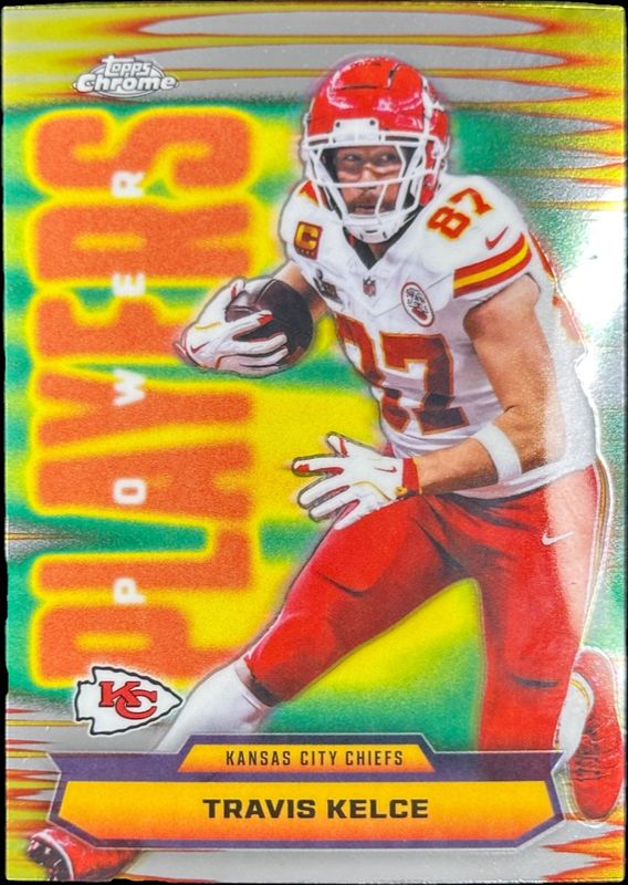 Travis Kelce 2025 Topps Chrome #PP-34 Power Players Price Guide ...