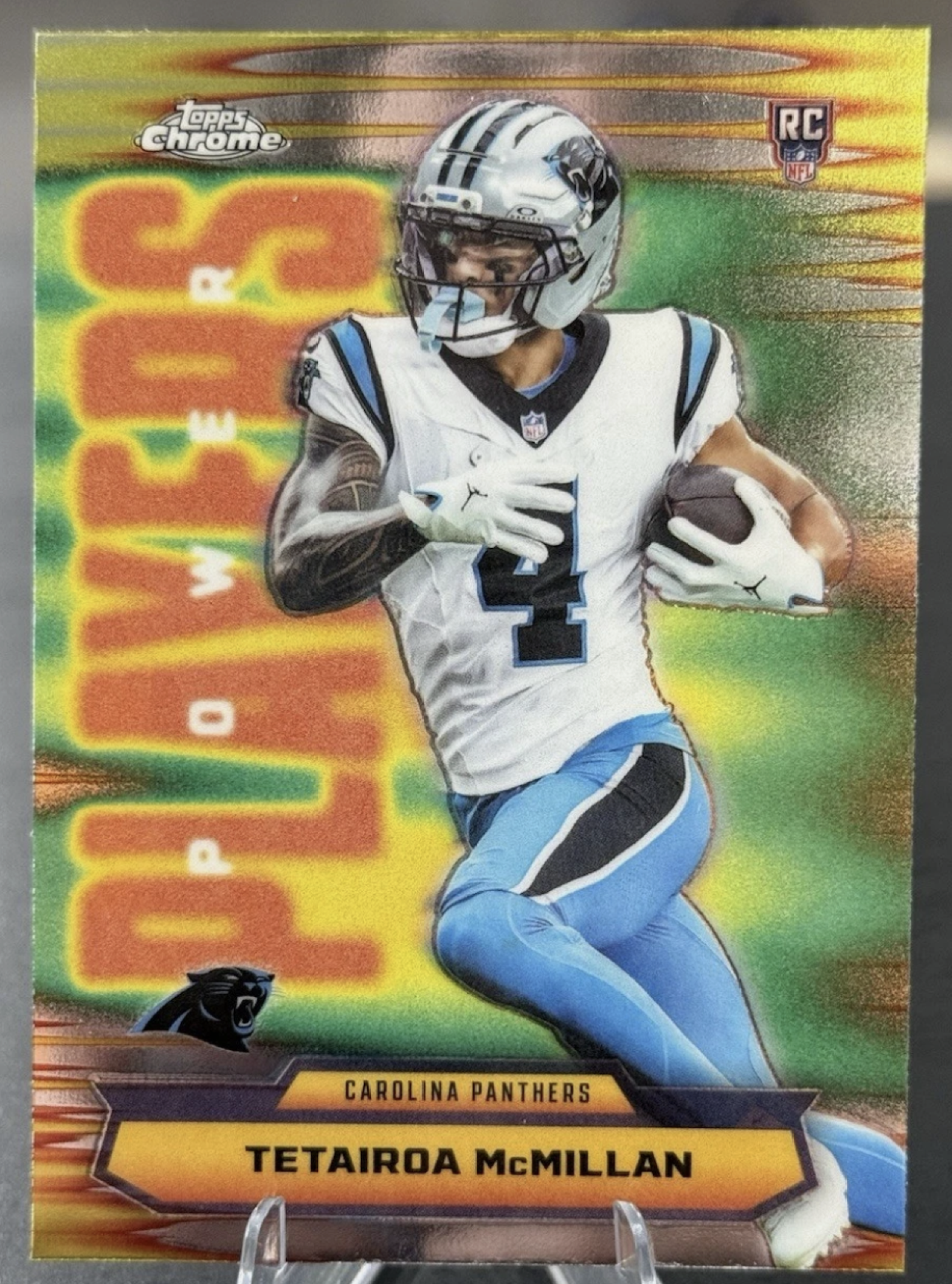 Tetairoa McMillan 2025 Topps Chrome #PP-28 Power Players Price Guide ...