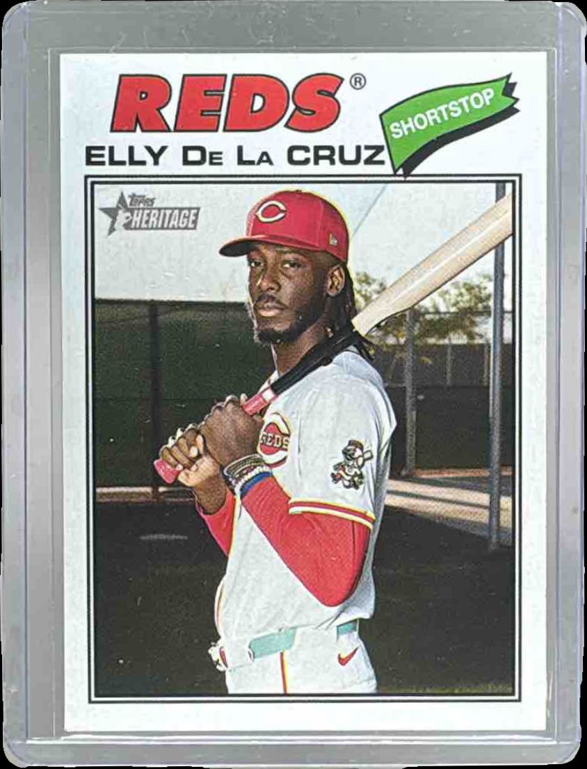 Elly De La Cruz 2026 Topps Heritage #70 Base Price Guide - Sports Card ...