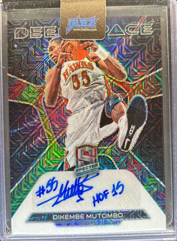 Dikembe Mutombo 2022 Spectra #DS-KAH Deep Space Signatures - Meta /25 ...