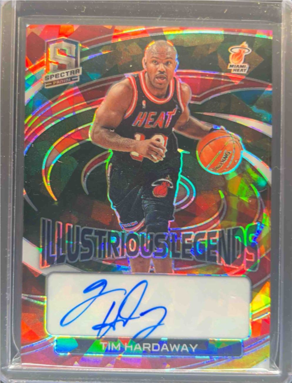 Tim Hardaway 2022 Spectra #ILS-TIM Illustrious Legends Signatures ...