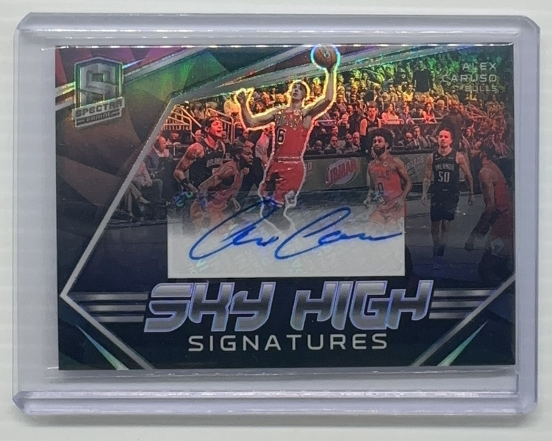 Alex Caruso 2022 Spectra #SKY-AXC Sky High Signatures /99 Price Guide ...