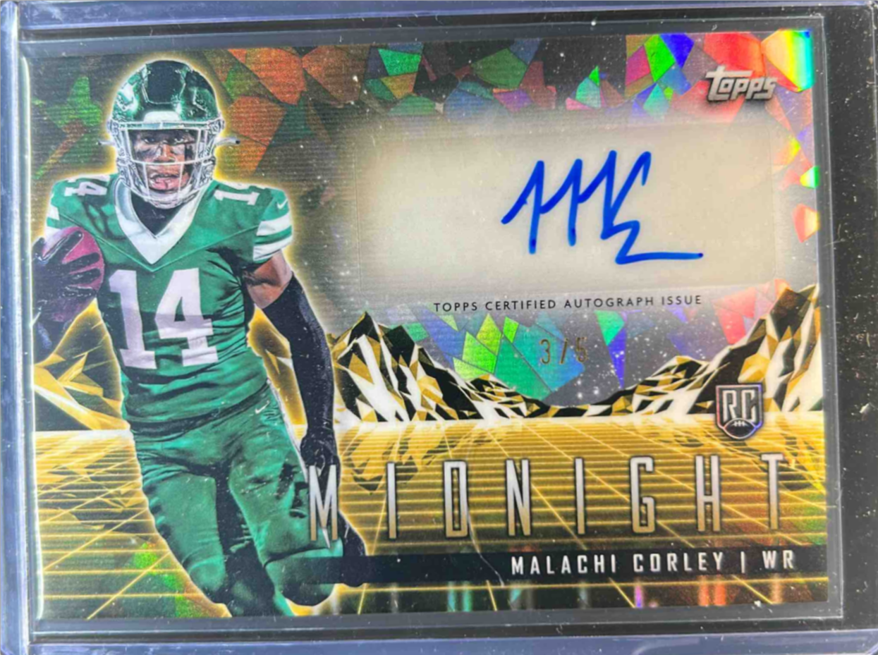 Malachi Corley 2024 Topps Midnight #RHS-MC Rookie Horizon Signatures ...