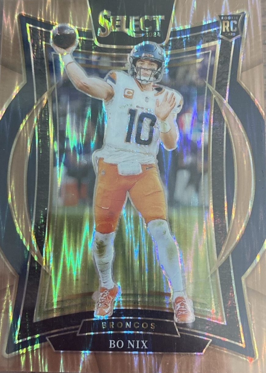 Bo Nix 2024 Select #30 Concourse Copper Shock /299 Price Guide - Sports ...