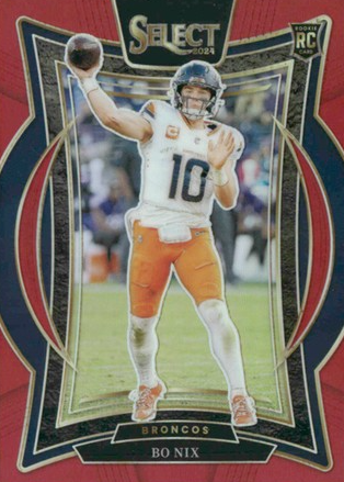 Bo Nix 2024 Select #30 Concourse Red /99 Price Guide - Sports Card Investor