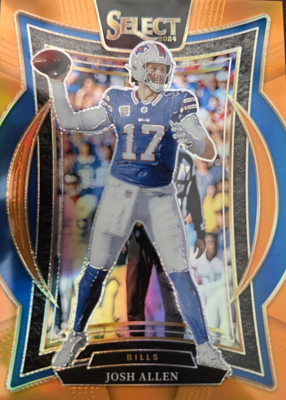 Josh Allen 2024 Select #34 Concourse Orange /49 Price Guide - Sports ...