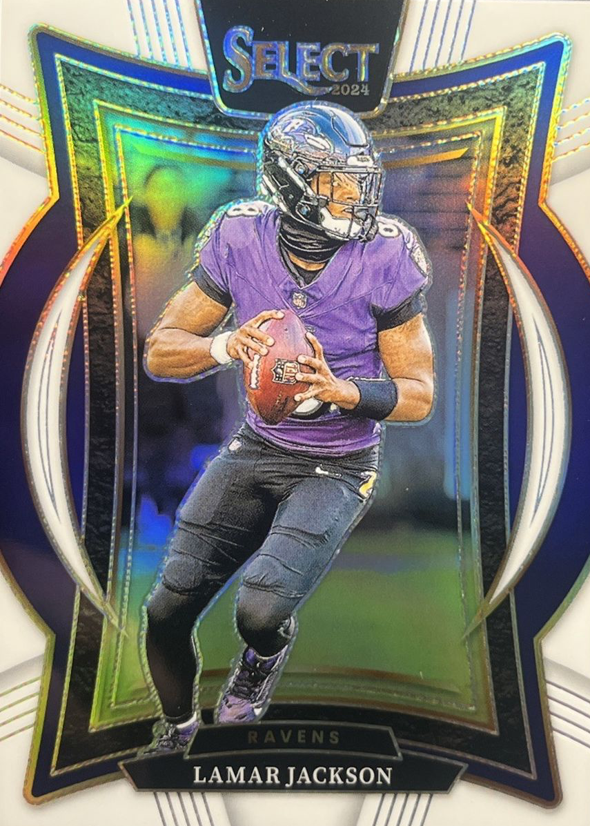 Lamar Jackson 2024 Select #35 Concourse White /35 Price Guide - Sports ...