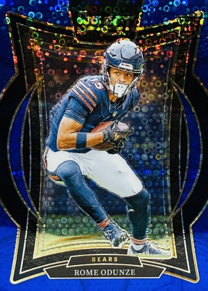 Rome Odunze 2024 Select #3 Concourse Blue Disco /25 Price Guide ...