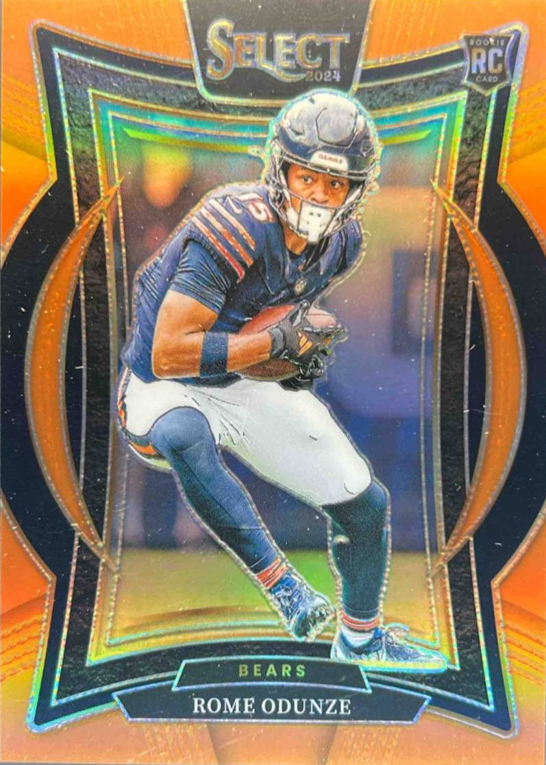 Rome Odunze 2024 Select #3 Concourse Orange /49 Price Guide - Sports ...