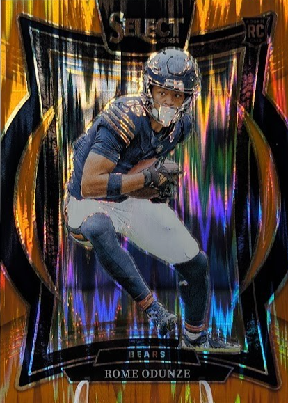 Rome Odunze 2024 Select #3 Concourse Orange Shock /499 Price Guide ...