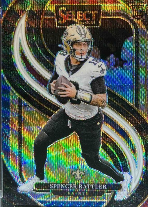 Spencer Rattler 2024 Select #130 Premier Level Tri-Color /249 Price ...