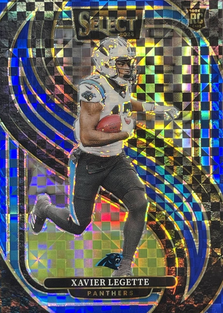 Xavier Legette 2024 Select #101 Premier Level Blue /175 Price Guide ...
