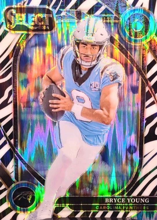 Bryce Young 2024 Select #213 Club Level Zebra /(SSP) Price Guide ...