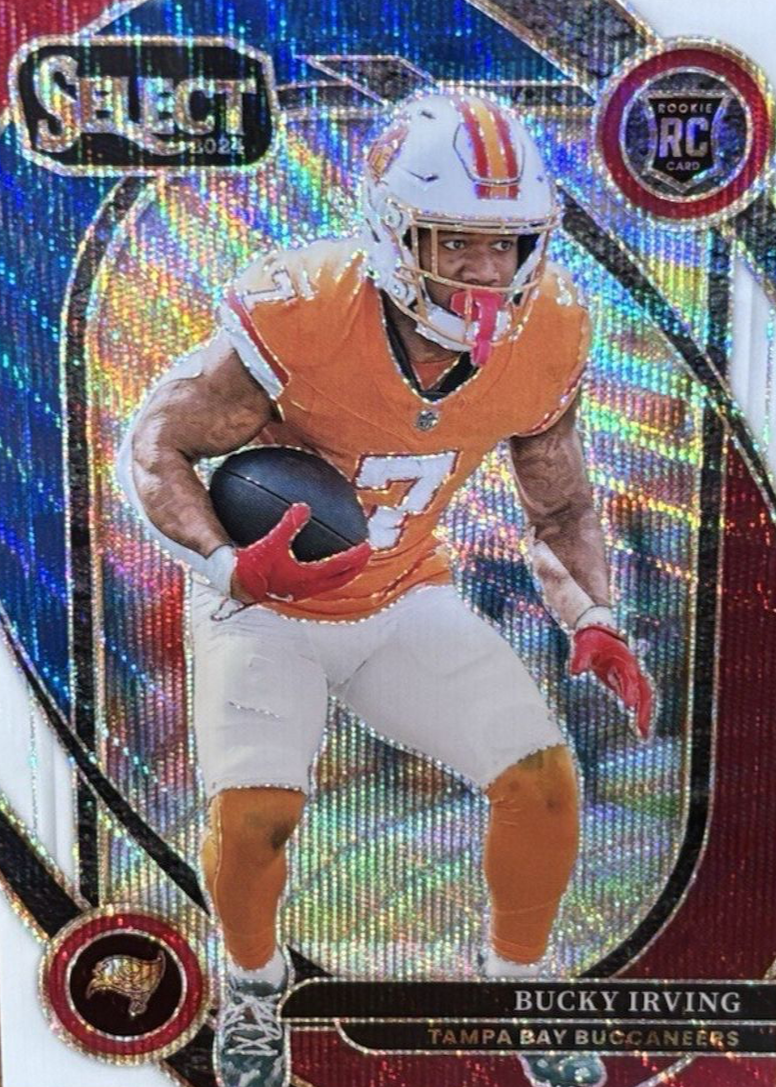 Bucky Irving 2024 Select #239 Club Level Tri-Color /149 Price Guide ...