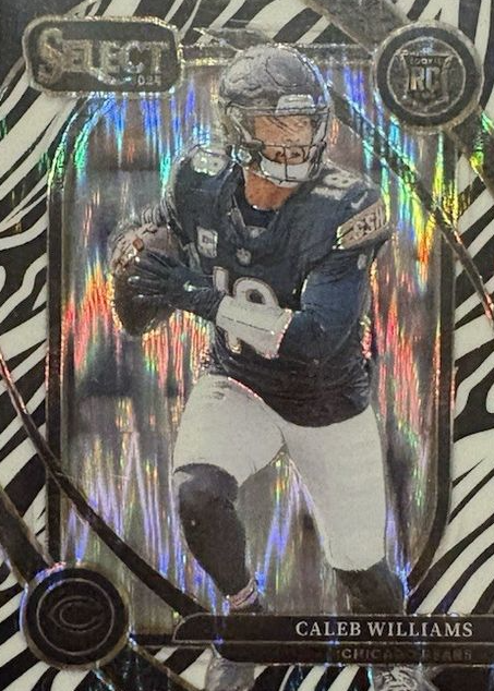 Caleb Williams 2024 Select #216 Club Level Zebra Shock /(SSP) Price ...