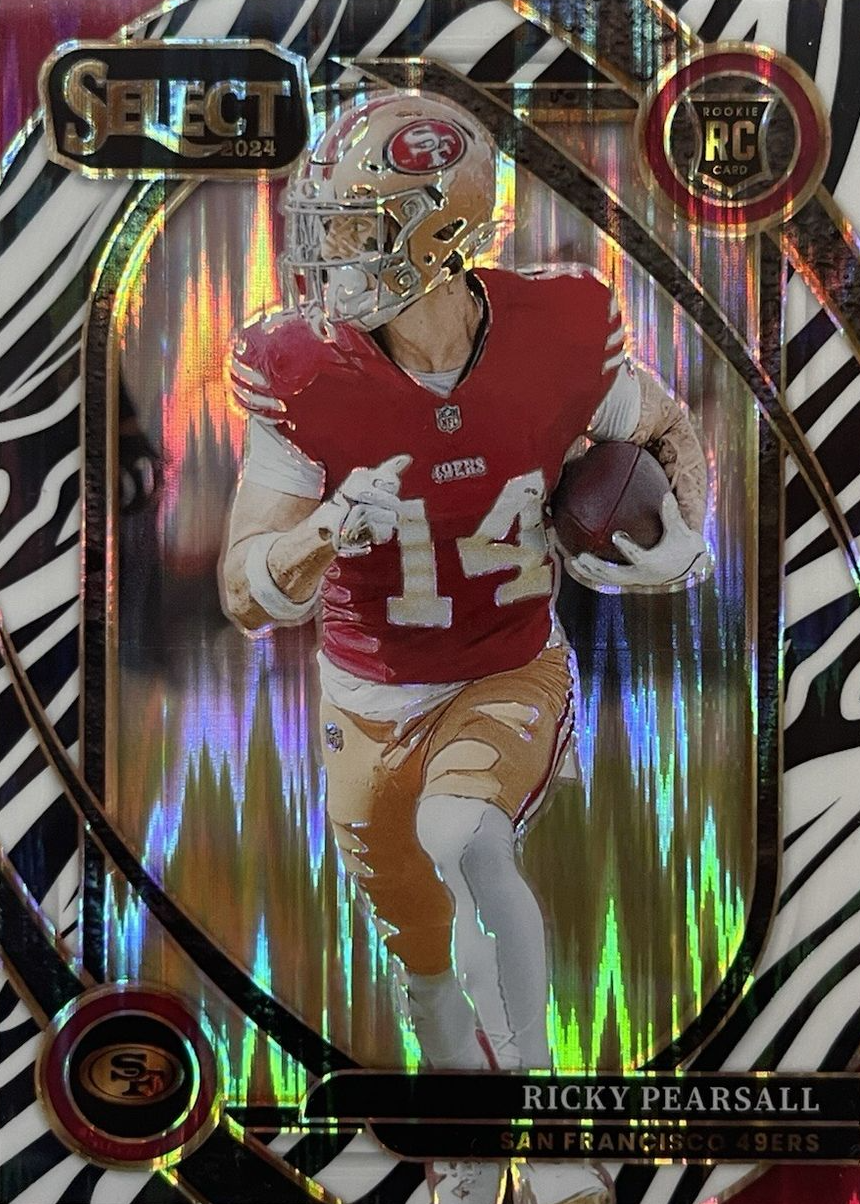 Ricky Pearsall 2024 Select #285 Club Level Zebra /(SSP) Price Guide ...