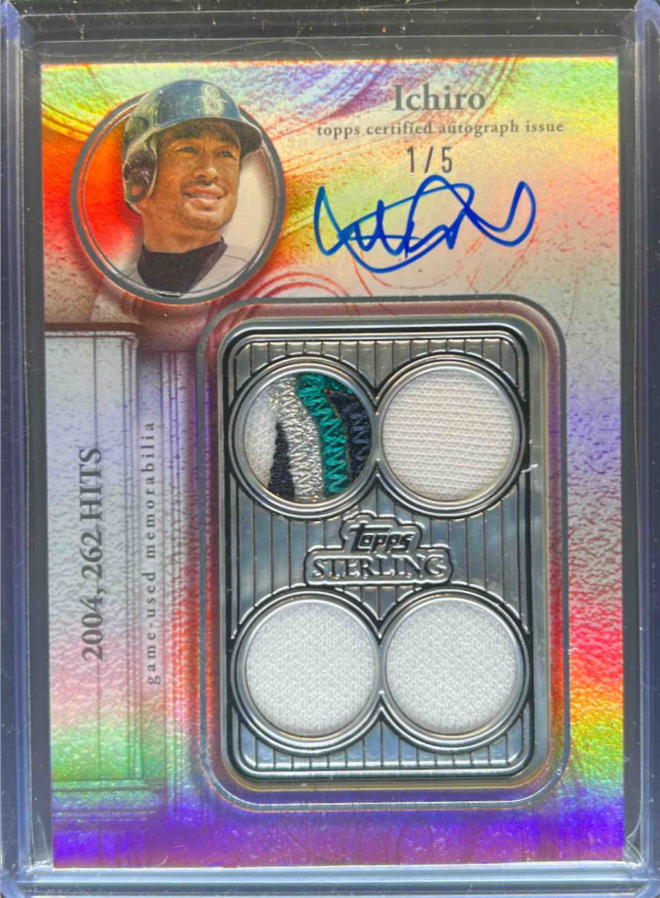 Ichiro Suzuki 2025 Topps Sterling #SWA-I Sterling Swings Autograph ...