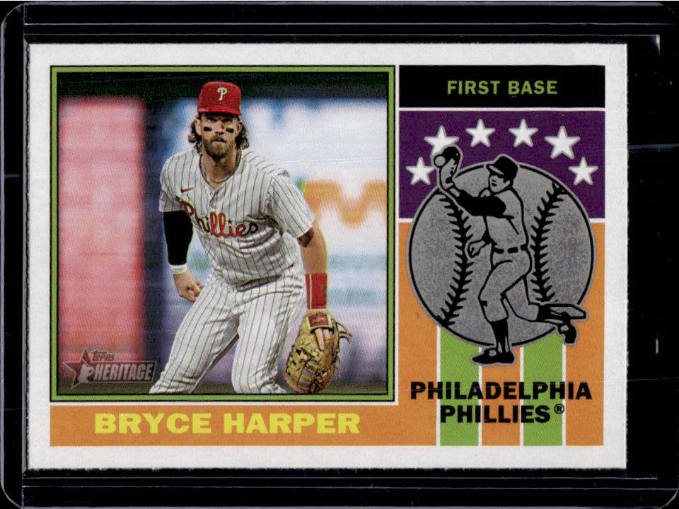Bryce Harper 2025 Topps Heritage #76PI-2 1976 Player Icon Price Guide ...
