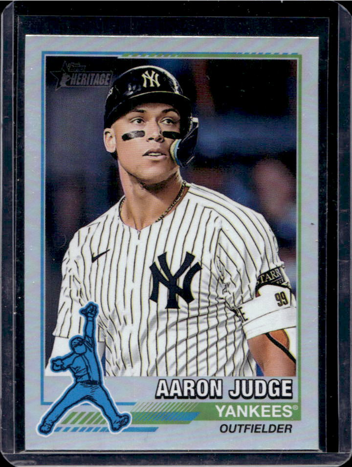 Aaron Judge 2025 Topps Heritage #76R-14 1976 Redefined - Holographic ...
