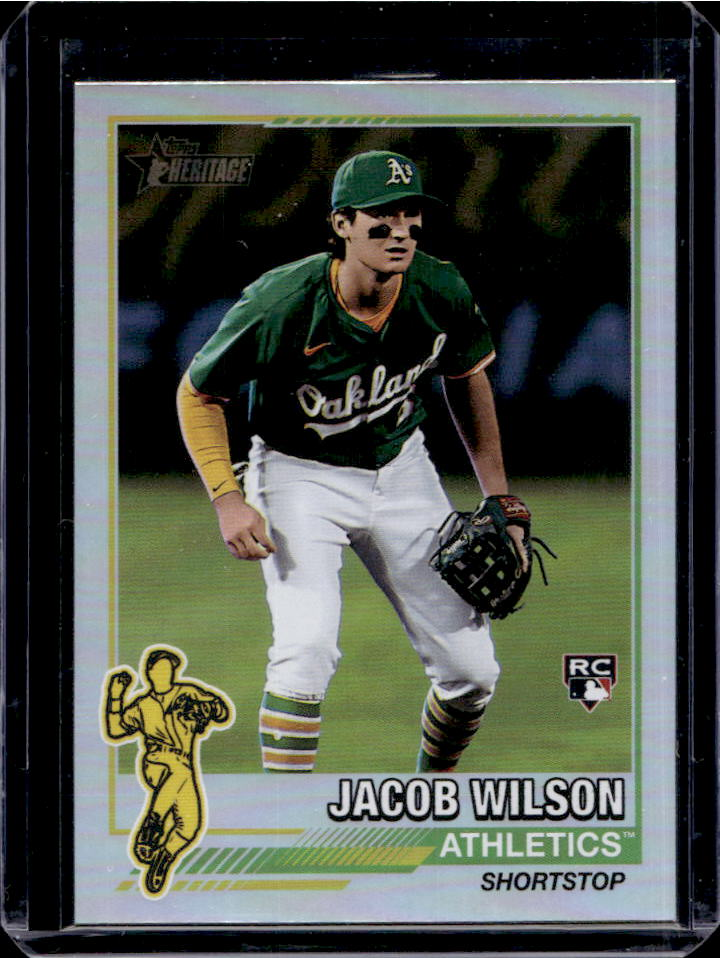 Jacob Wilson 2025 Topps Heritage #76R-18 1976 Redefined - Holographic ...