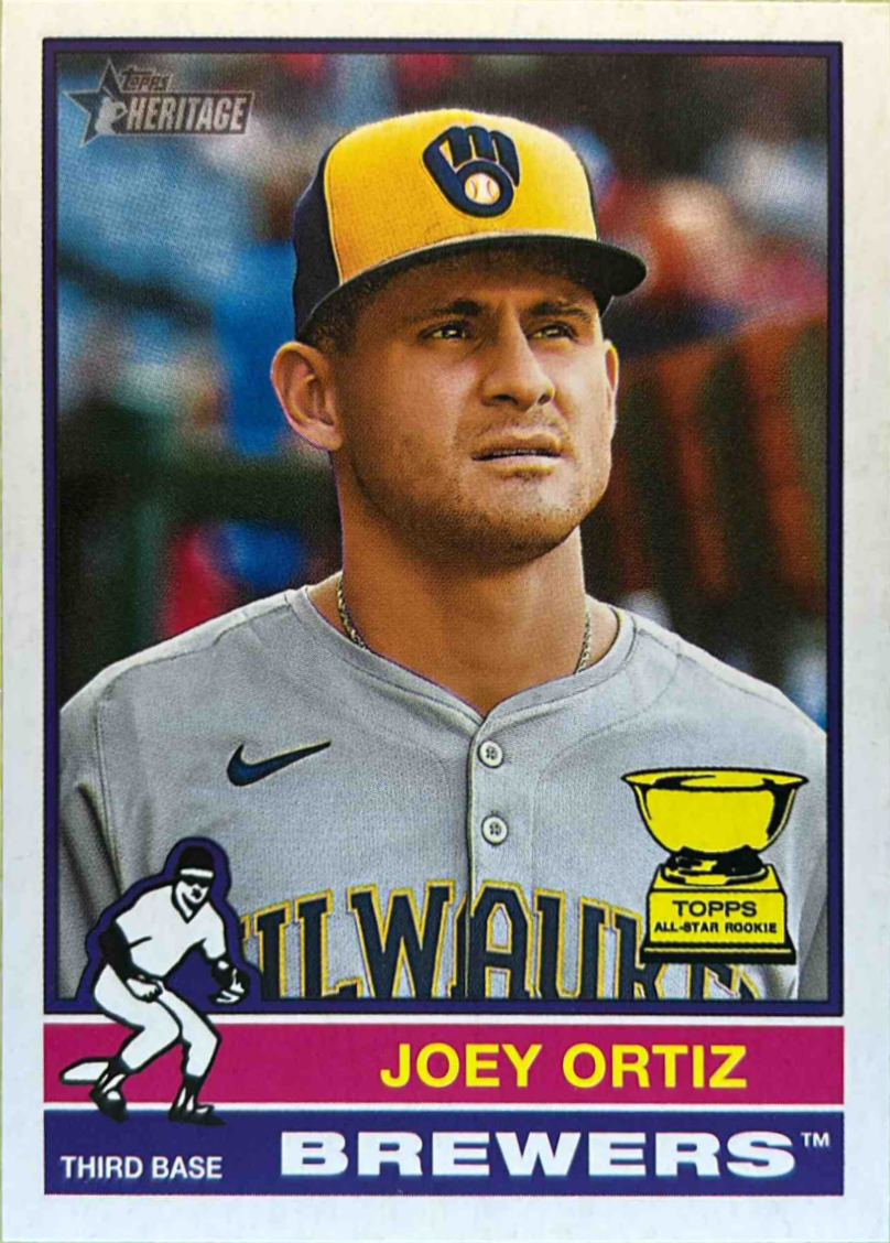 Joey Ortiz 2025 Topps Heritage #207 Base Price Guide - Sports Card Investor