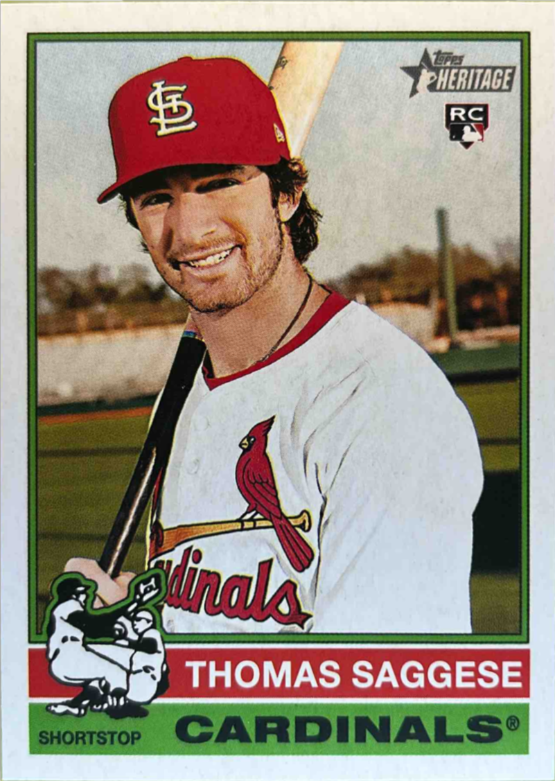 Thomas Saggese 2025 Topps Heritage #177 Base Price Guide - Sports Card ...