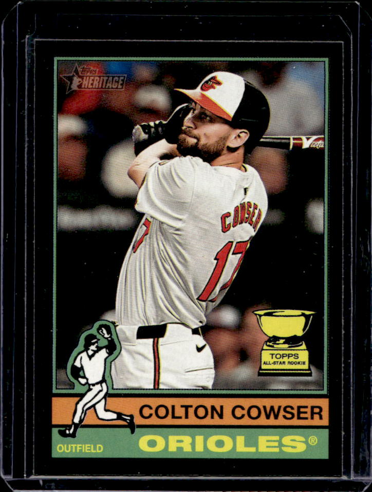 Colton Cowser 2025 Topps Heritage #245 Black Border Price Guide ...