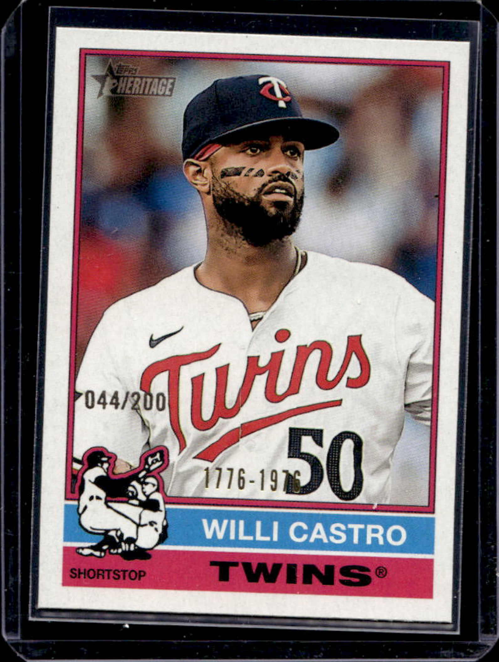 Willi Castro 2025 Topps Heritage #73 Bicentennial /200 Price Guide ...