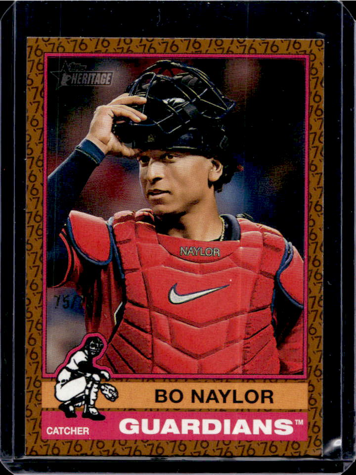 Bo Naylor 2025 Topps Heritage #366 Color of the Year /76 Price Guide ...
