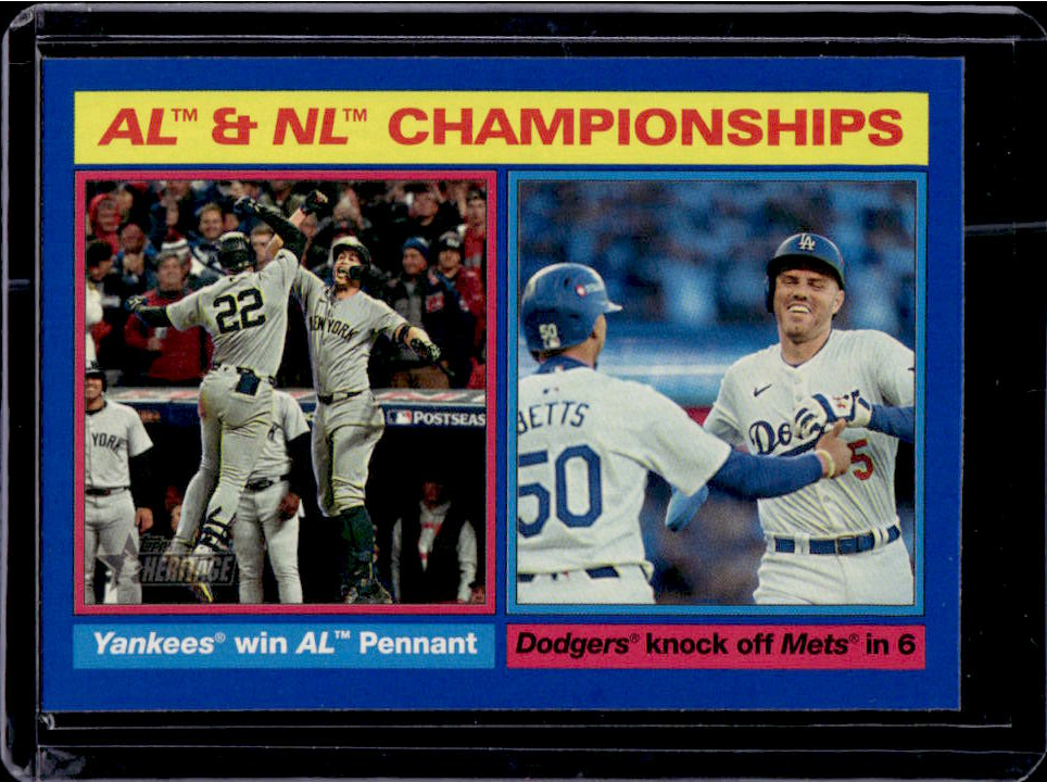 Los Angeles Dodgers 2025 Topps Heritage #461 Dark Blue Border Price ...