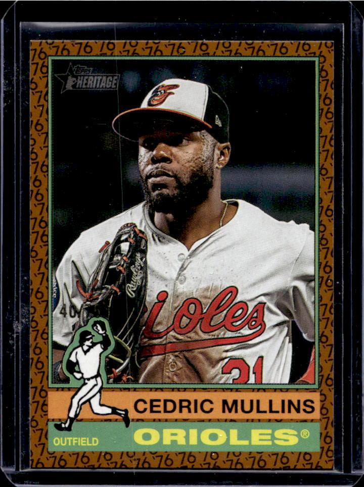 Cedric Mullins 2025 Topps Heritage #166 Color of the Year /76 Price ...